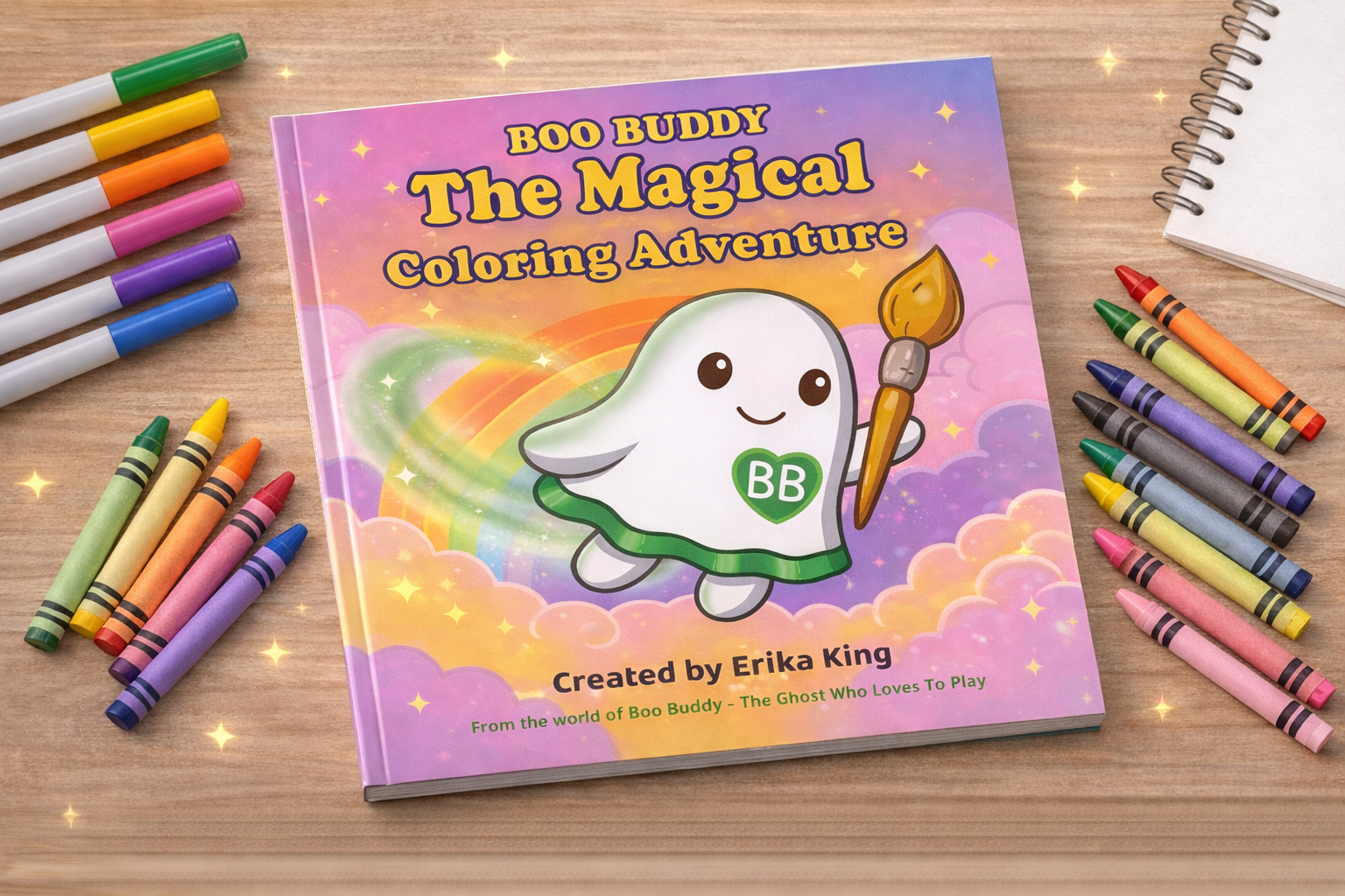 Boo’s Magical Colorful Adventure Coloring Book – Boo Buddy